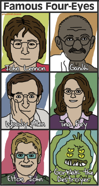 Famous Four-Eyes (IMAGE)