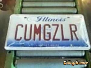 12 Cleverly Offensive License Plates
