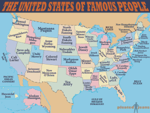 The United States of Famous People (MAP)
