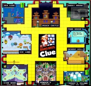 Super Mario Clue Board Game