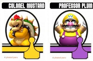 Super Mario Clue Board Game