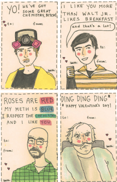 Breaking Bad Valentines Cards