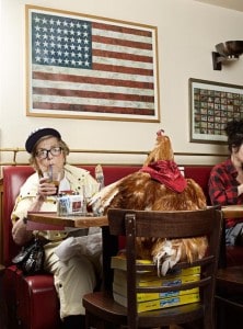 An Elderly Woman and Her Chicken (7 Pics)