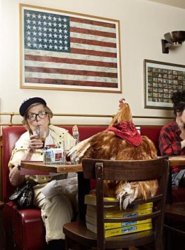 An Elderly Woman and Her Chicken (7 Pics)