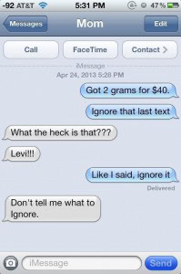 Kids Prank Parents With Drug Deal Text (18 Pics)