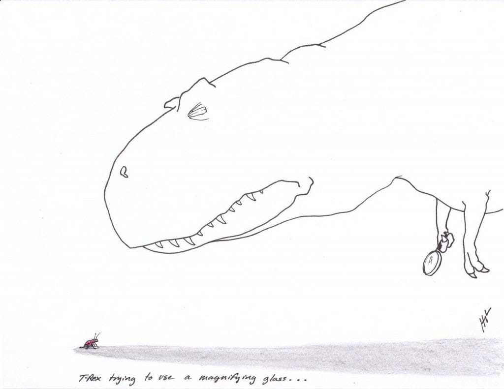 T-Rex Trying Things (20 Pics)