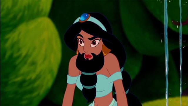 If Disney Princesses Had Beards (12 Pics)
