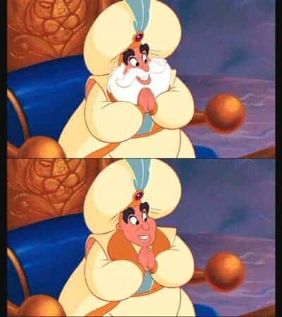 Male Disney Characters Imagined With and Without Beards