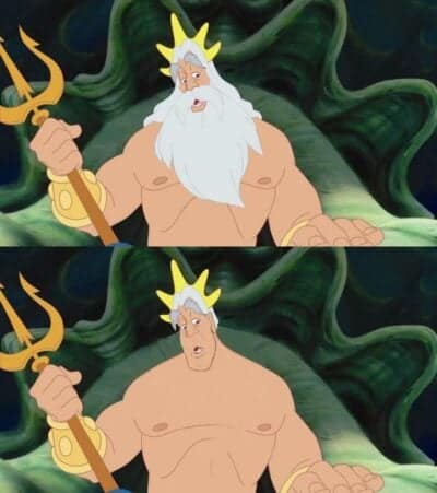 Male Disney Characters Imagined With and Without Beards