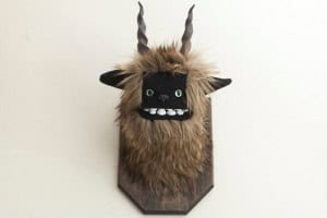 Mounted Stuffed Monster Heads