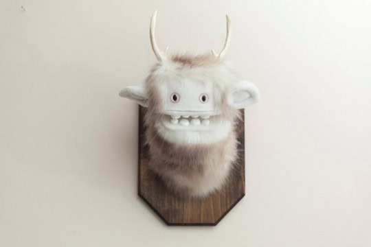 Mounted Stuffed Monster Heads