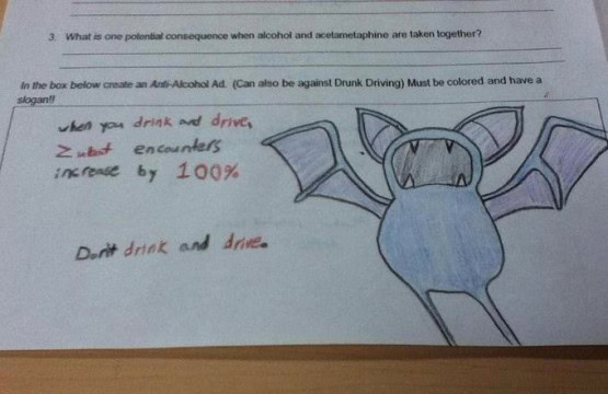 18 Funny Test Answers