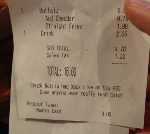 20 Funny Things Spotted on Receipts