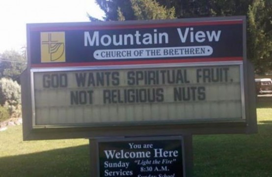 20 Silly Messages Spotted on Neighborhood Church Signs
