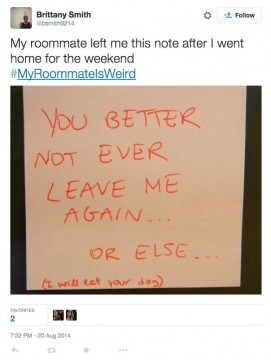 23 Roommates Who Got Caught Being Super Weird