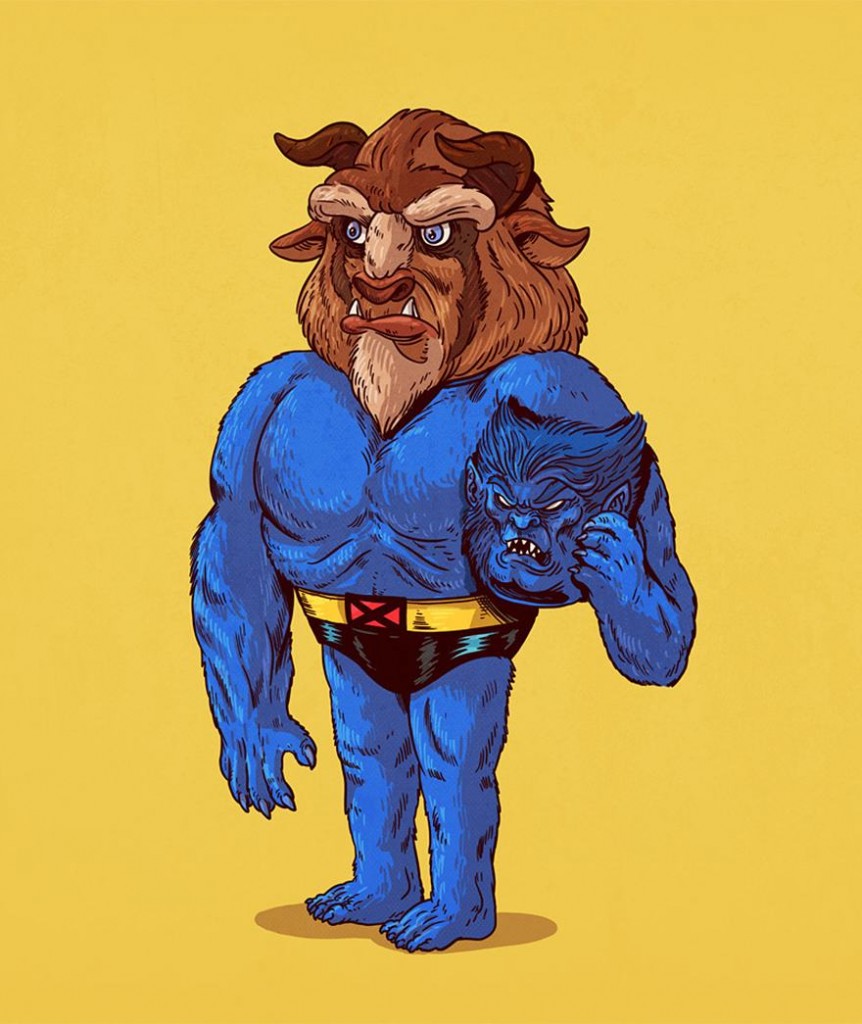 Illustrator Reveals the True Identities of Famous Characters (16 Pics)
