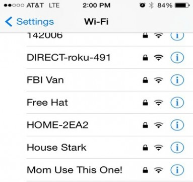 The 24 Funniest Wi-Fi Network Names of All Time