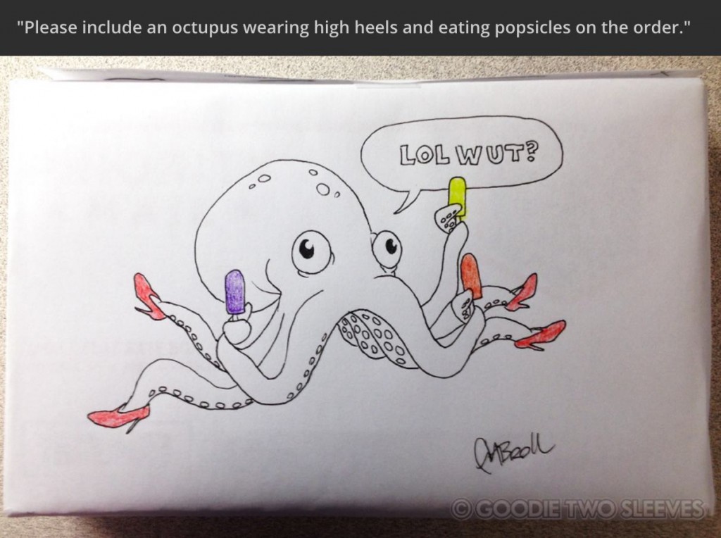 Artist Delivers Funny Custom Drawings With His T-Shirt Orders