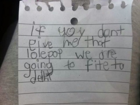 20 Hilarious Notes Written by Kids