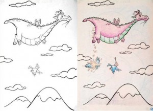 24 New Corrupted Coloring Book Pages