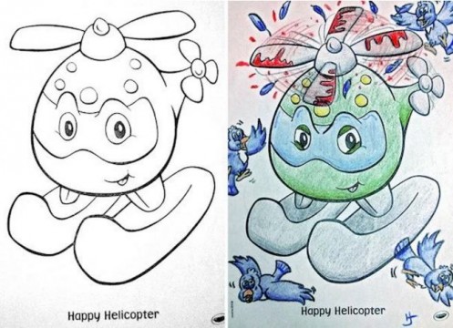 24 New Corrupted Coloring Book Pages