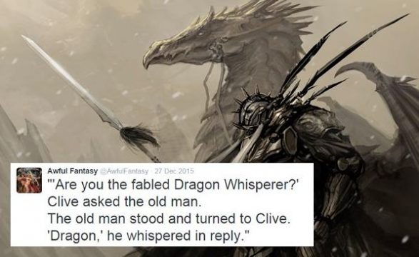 'Awful Fantasy' Twitter Account Posts Parody Excerpts of Fantasy Novels