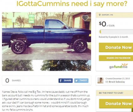 24 Hilarious and Awful GoFundMe Accounts