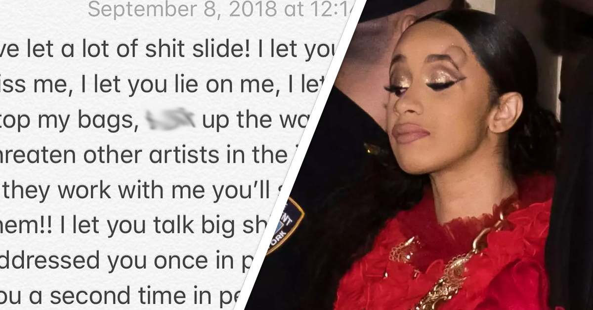Cardi B Reportedly Threw Her Shoe At Nicki Minaj In Near-Brawl
