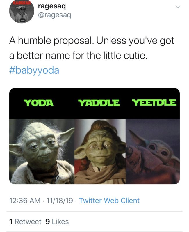 33 Of The Best Baby Yoda Memes, Because Obviously He's The Real Star Of ...