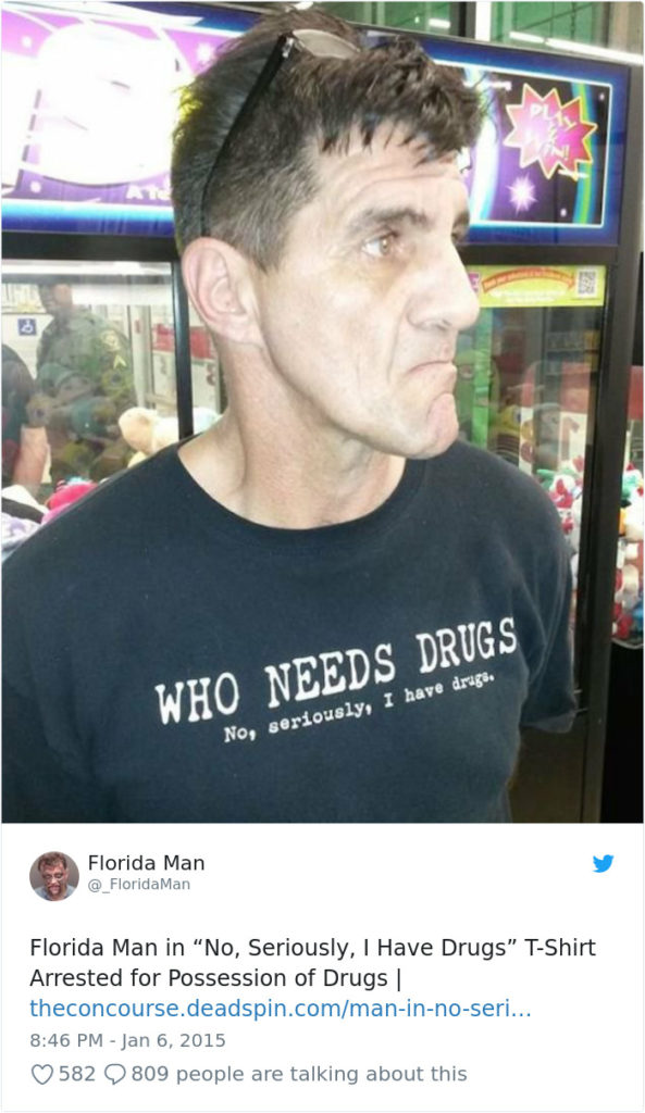 40 Funny "Florida Man" Memes That Prove Florida Is The Worst