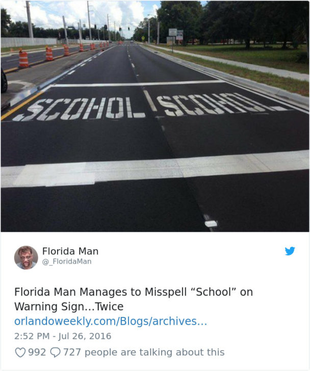 40 Funny "Florida Man" Memes That Prove Florida Is The Worst
