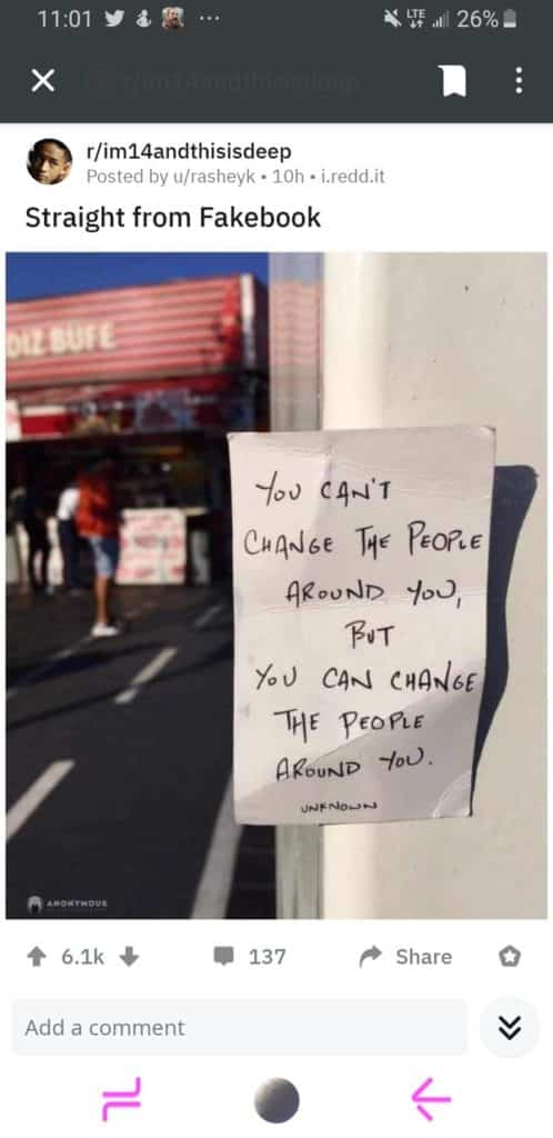 It Might Be Odd Wisdom, But It's Still Wisdom, So Maybe Take A Minute ...