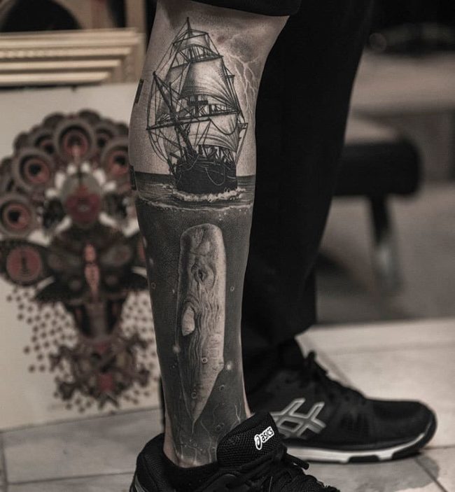 34 Leg Tattoos That Don't Suck (And You Might Want To Steal For Yourself)