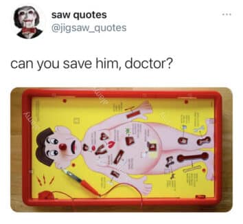 Let's Play A Game. Try Not To Laugh At The Jigsaw Quotes Twitter ...