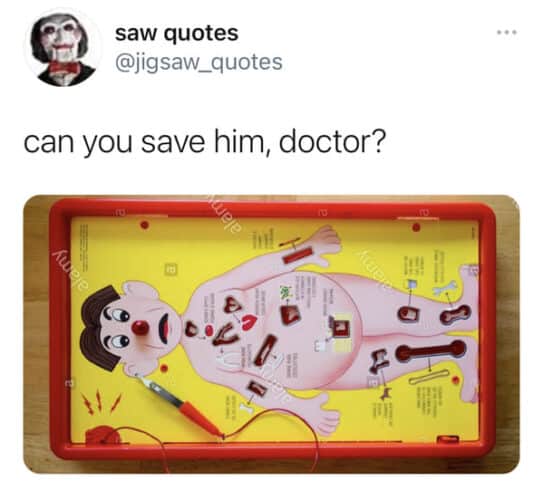 Let's Play A Game. Try Not To Laugh At The Jigsaw Quotes Twitter ...