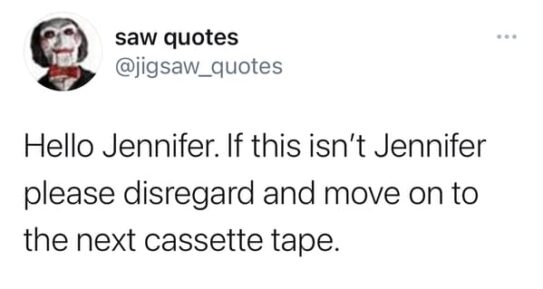 Let's Play A Game. Try Not To Laugh At The Jigsaw Quotes Twitter ...