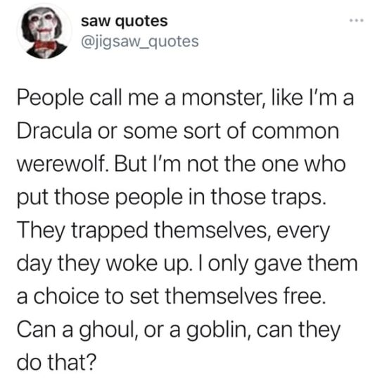 Let's Play A Game. Try Not To Laugh At The Jigsaw Quotes Twitter ...