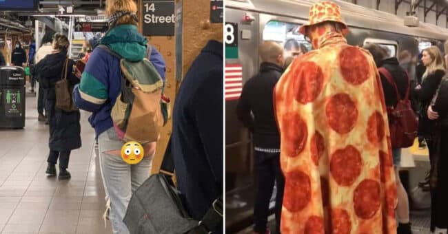 People Watching Just Hits Different On The Subway (25 Subway Creatures)