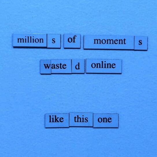 Fridge Poetry From The 'Depressing Fridge Poems' Instagram (25 Pics)