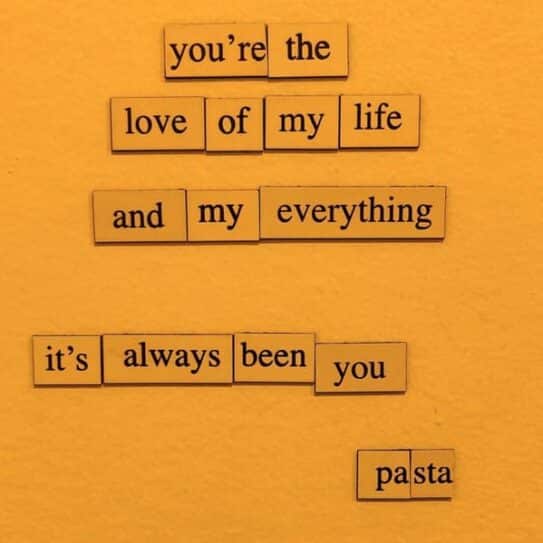 Fridge Poetry From The 'Depressing Fridge Poems' Instagram (25 Pics)