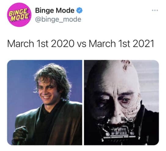 22 Of The Best 'March 2020 vs March 2021' Memes To Kick Off The Month