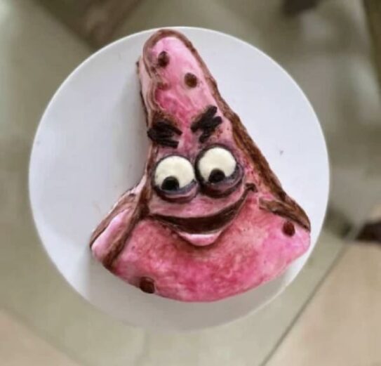Baker Creates Cakes That Range From Cute To Unsettling Using “Cursed ...