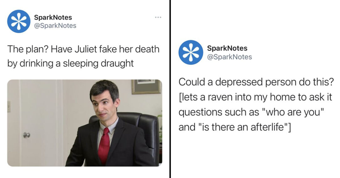 SparkNotes Twitter Is Better Than The Book Itself (30 Literary Memes)
