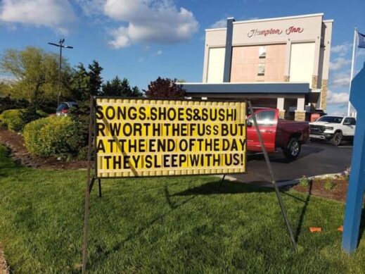 Local Businesses Engage In A 'Sign War' And Hilarity Ensues (20 Pics)