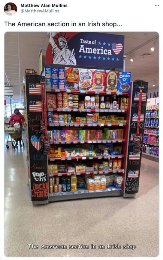 The "American Food Section" In Other Countries Looks Exactly How You'd ...
