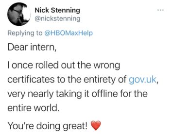 An Intern's Mistake At HBO Max Is Called Out, And Twitter Responds With ...