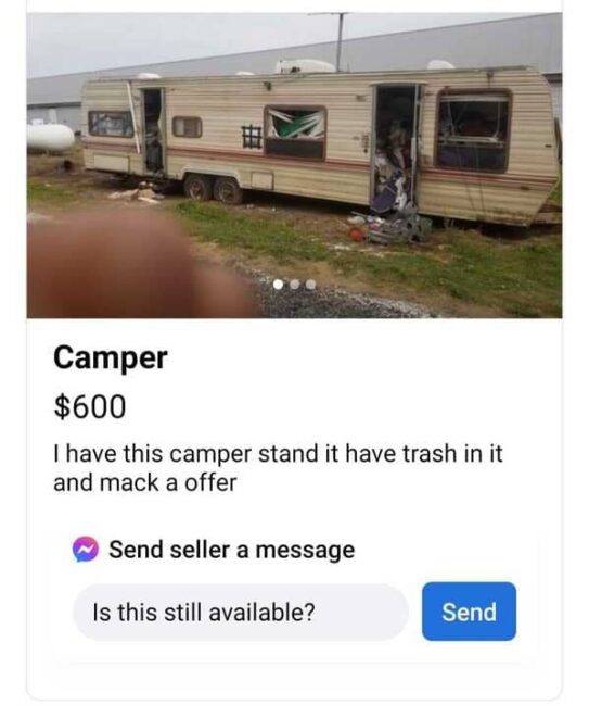 People Will Try To Sell Anything On Facebook Marketplace (30 Pics)