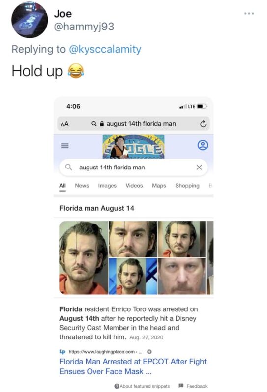 Viral Twitter Thread Has People Doing The "Florida Man Birthday ...