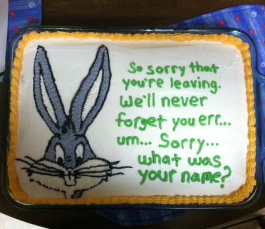 Kind Of Mean But Definitely Funny Farewell Cakes (25 Pics)