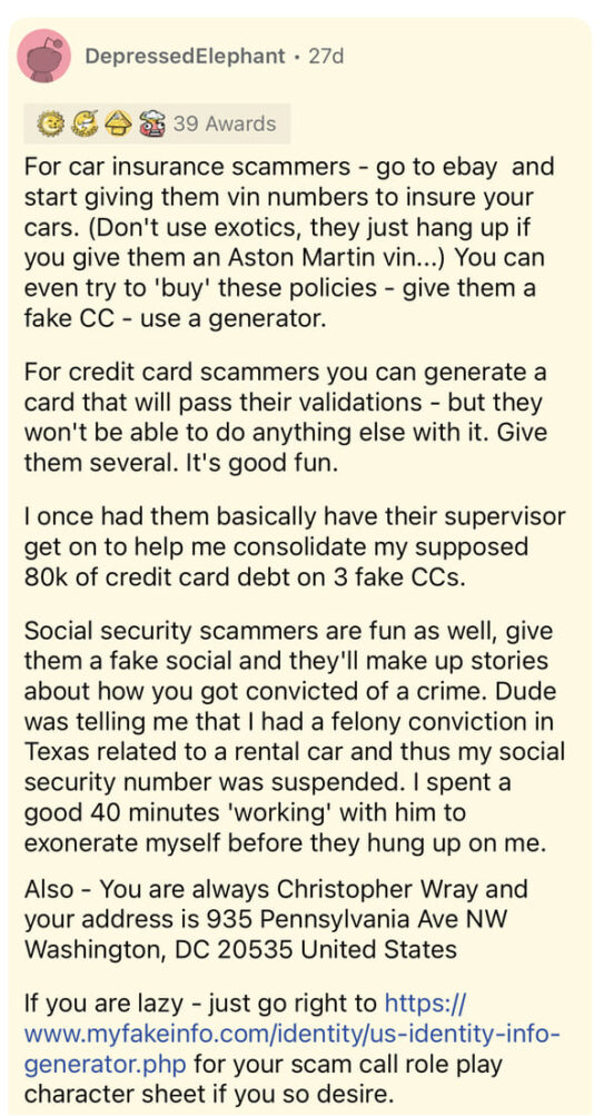People Are Sharing The Things They Say To Scammers Instead Of Hanging ...